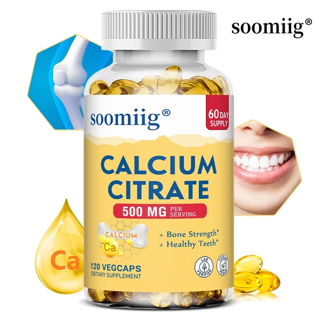 CALCIUM CITRATE INCREASE Bone Density Bone Strength Healthy Teeth 30/60 ...