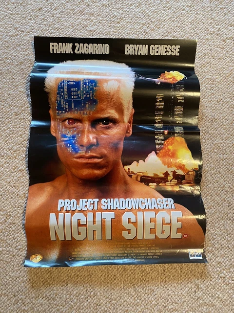 NIGHT SIEGE -PROJECT SHADOWCHASER original movie poster- 1994 £5.00 ...