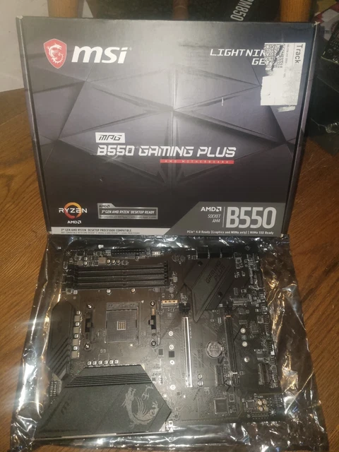 MSI MPG B550 GAMING PLUS, AM4, AMD, DDR4 Motherboard - Faulty £1.01 ...
