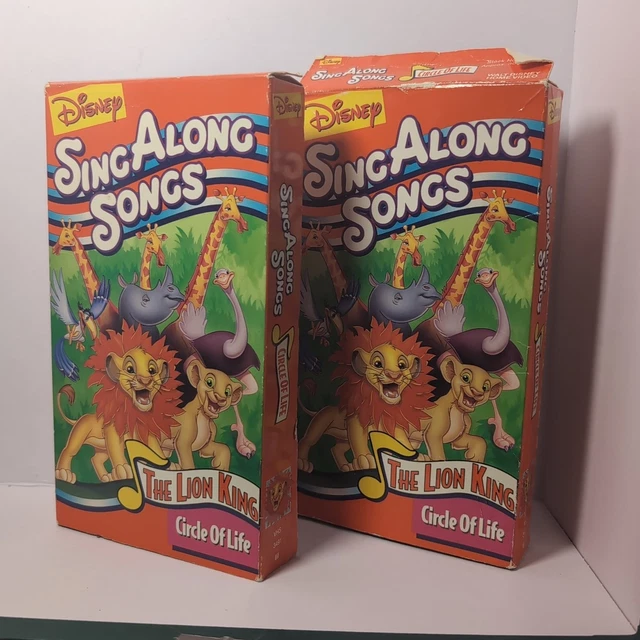 DISNEYS SING ALONG Songs - The Lion King: Circle of Life (VHS, 1994) $4 ...