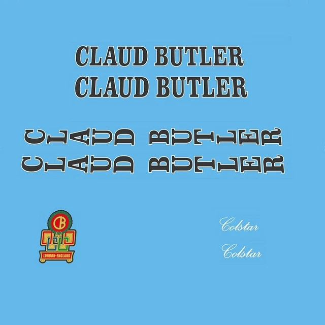 CLAUD BUTLER COLSTAR bicycle decals, Transferts, N.5 EUR 35,11 ...