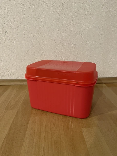 TUPPERWARE NASCHKATZE SCHATZTRUHE 7,5L rot Apollo Bellevue ...
