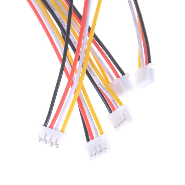 5PCS MINI MICRO JST 2.0mm PH 4-Pin Male Connector Plug Wires Cables 200WF-IU EUR 3,18 - PicClick FR