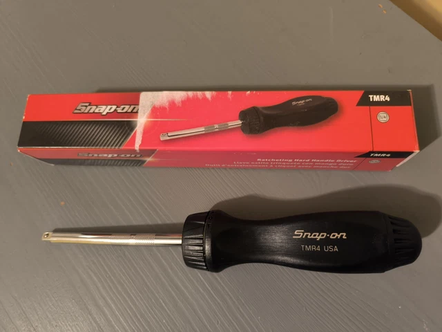*NEW* SNAP ON 1/4" Drive Black Ratcheting Driver TMR4 £57.88 - PicClick UK
