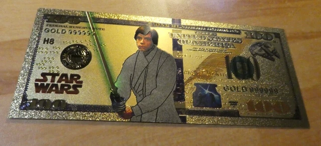 ANIME GOLD BILLET Fan Card/Carte Star Sp Luke Skywalker Neuf Mint EUR 5 ...