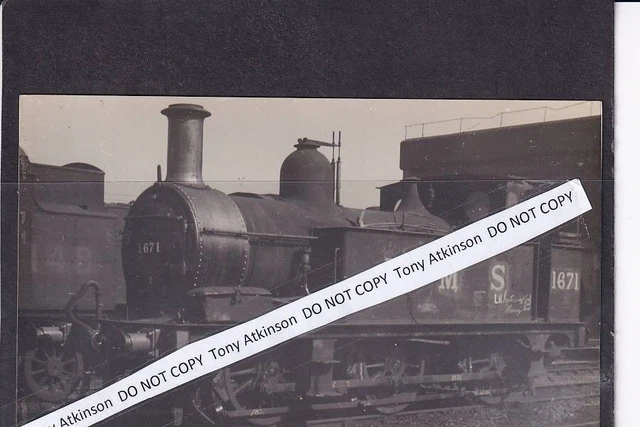 LMS - EX Midland - 1F Class 0-6-0T No. 1671 - Vintage Image - # L10174 ...