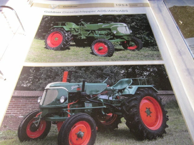 TRAKTOR ARCHIV GÜLDNER 08 Dieselschlepper ADS, ABN,ABS, 1954 EUR 5,04 ...