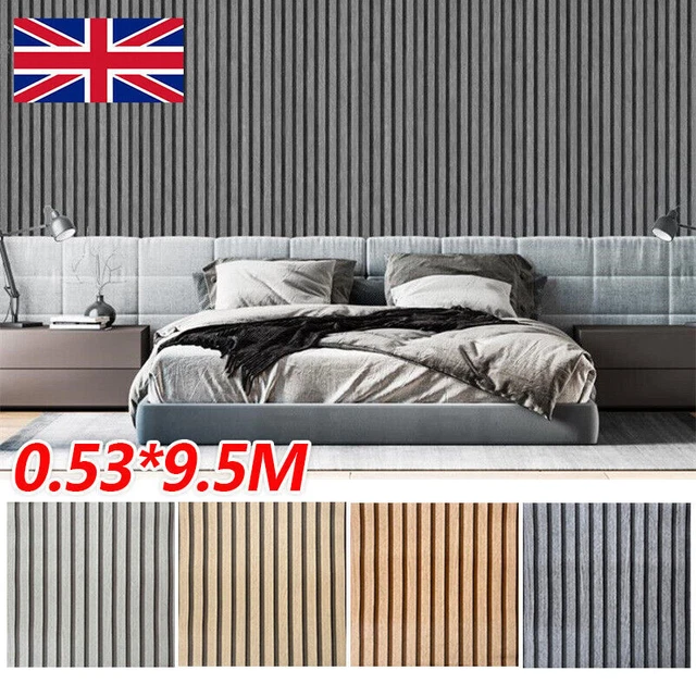 WOOD SLAT WALLPAPER Wooden Panel 3D Effect Holden Wooden Slat Panelled ...