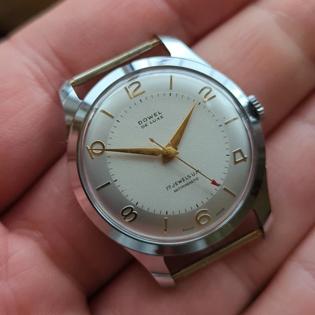 1950S MENS FLAWLESS New Old Stock Watch, ETA 2370 Working 34mm (H202) £ ...
