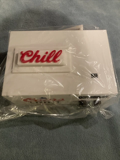 COORS LIGHT BRANDED Football Countdown Digital Clock Alarm Clock Fridge ...