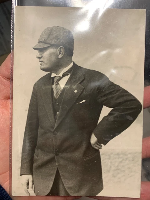 FOTO DUCE BENITO Mussolini Fascismo Ventennio WWII Originale con timbro ...