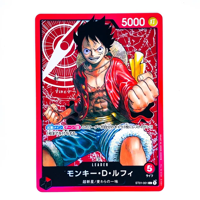 MONKEY D. LUFFY ST01-001 L Start Deck - ONE PIECE Card Game Japanese £4 ...