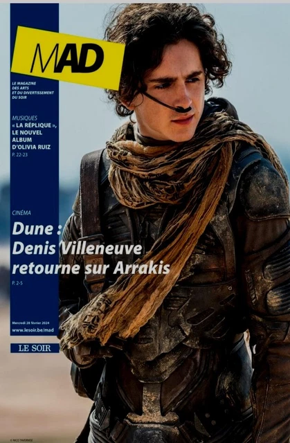 TIMOTHEE CHALAMET MAGAZINE MAD Neuf 2024 Rare. EUR 8,90 - PicClick FR