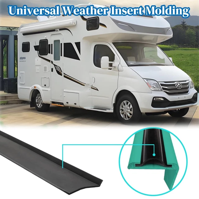 2 ROLL RV Insert Molding Trim, 1 Inch x 100 Ft Heavy Duty RV Weather Strippin... £32.10 ...
