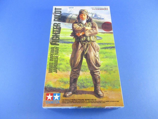 TAMIYA 36312 WWII Imperial Japanese Navy Fighter Pilot, 1/16, Mib! £14. ...