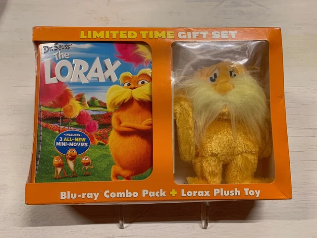 THE LORAX BLU-RAY Combo Pack + Lorax Plush Toy NEW SEALED!!! $12.97 ...