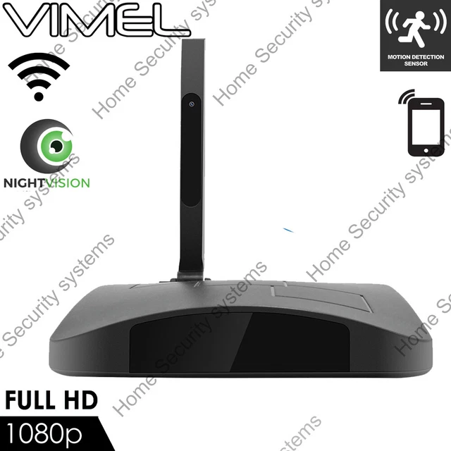 WIRELESS HOME WIFI Router Security Camera Urban Alerts Full HD Spy ...