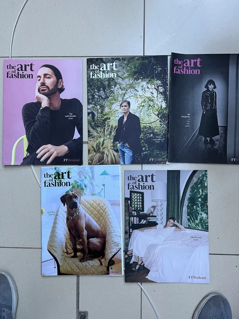 FINANCIAL TIMES THE Art Of Fashion Magazine Bundle Of 5 £10.80 ...