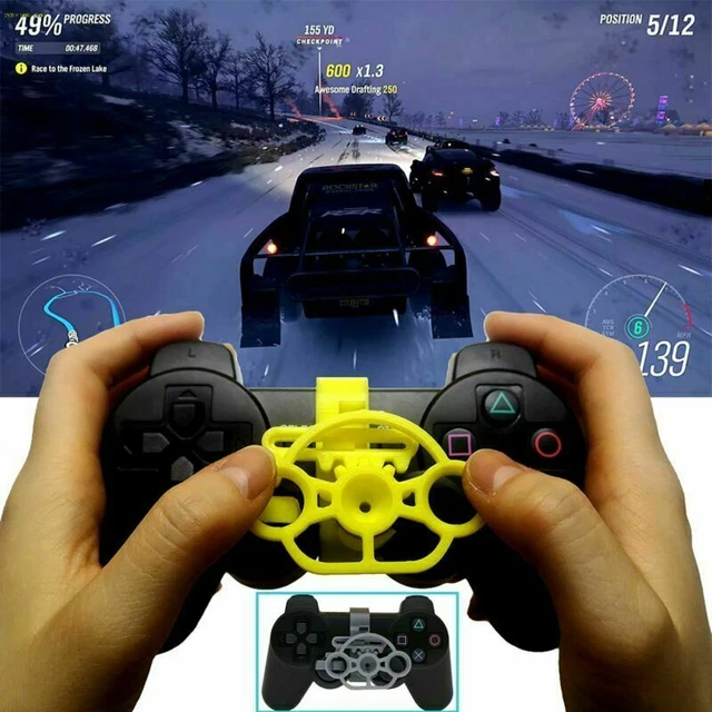 MINI RACING GAME Steering Wheel Replacement Accessories for Sony PS3 ...