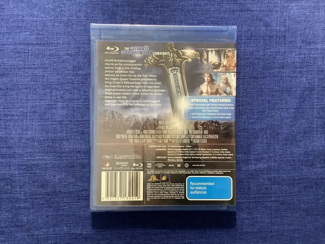 CONAN THE DESTROYER (Blu-ray, 1984) Arnold Schwarzenegger - Brand New Sealed EUR 21,08 - PicClick FR