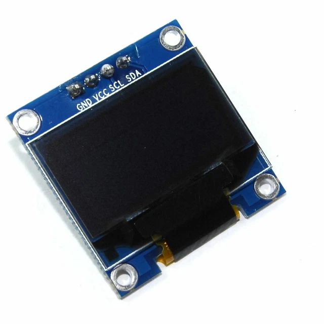 0.96& 128X64 YELLOW-BLUE OLED Display Module Arduino I2C Monitor Flux ...