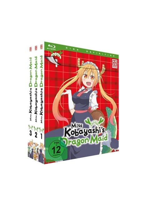 MISS KOBAYASHI´S DRAGON Maid - Staffel 1 - Bundle - Vol.1-3 - Blu-Ray ...