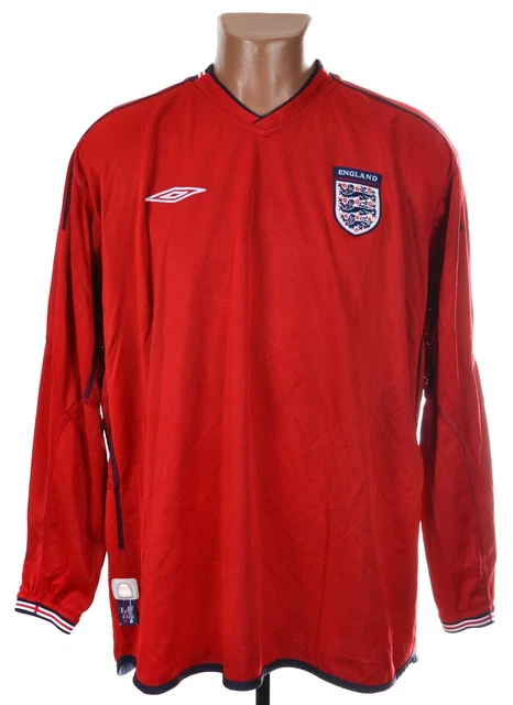 ENGLAND REVERSIBLE 2002/2004 Away Football Shirt Jersey Umbro Xl Long ...