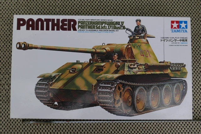 TAMIYA 1/35 PANTHER MM65 (Sd.Kfz.171 Ausf.A) Iconic WWII Medium Tank ...