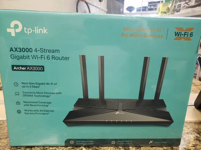 TP-LINK ARCHER AX3000 Dual-Band Wi-Fi 6 Router EUR 81,21 - PicClick DE
