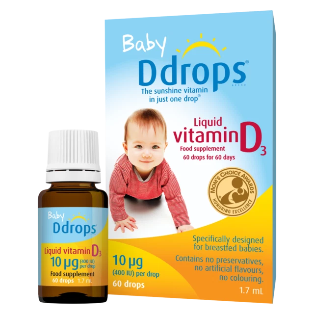 DDROPS VITAMIN DROPS for Babe - 10ug 15 Drops 0.5ml £3.99 - PicClick UK