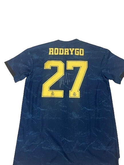 CAMISETA RODRYGO GOES Real Madrid 19/20 Firmada CON PRUEBA DE VIDEO EUR ...