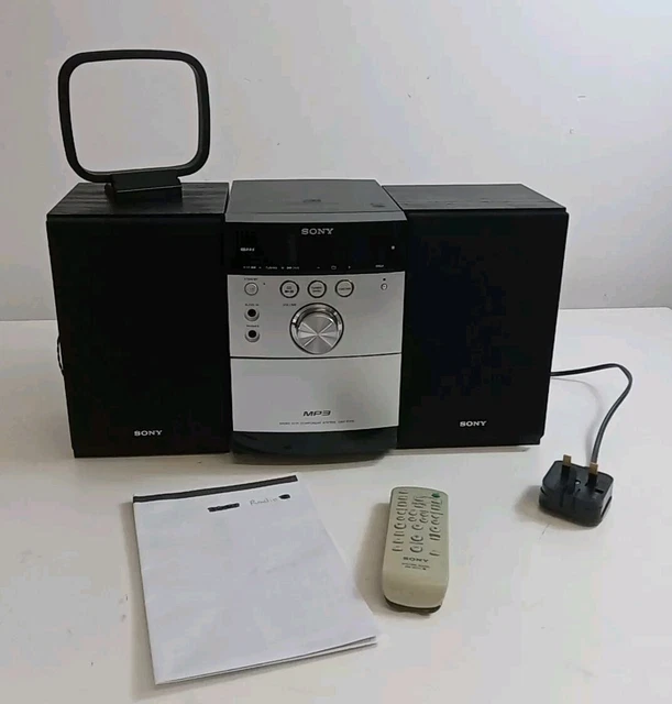 SONY MICRO HI-FI Component System CMT-EH15 CD Player FM/ AM Radio Black ...