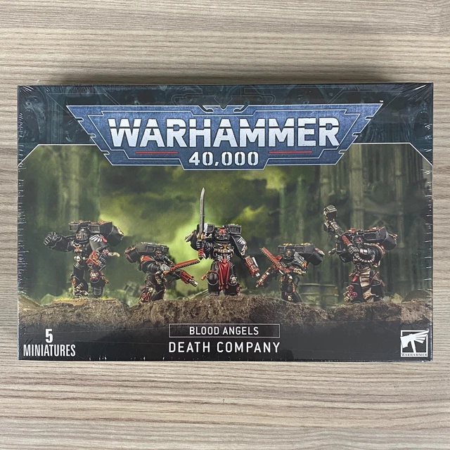 5 DEATH COMPANY Blood Angel Marines Warhammer Firstborn 40K Space ...