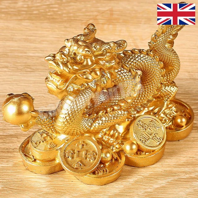 2024 MONEY DRAGON Model Good Luck Chinese Dragon Figurines Resin for ...