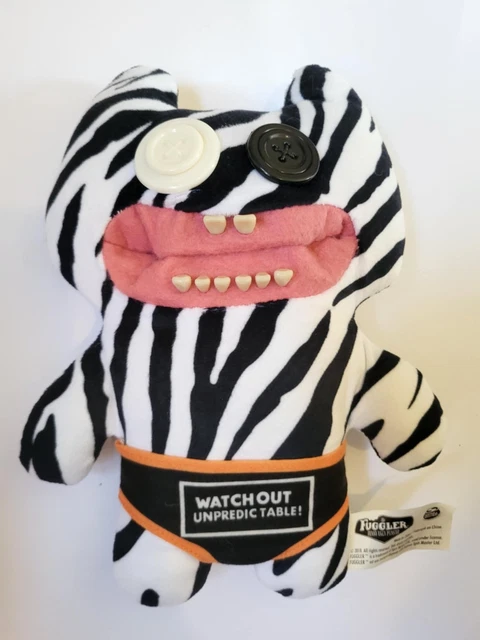 FUGGLER FUGGLOW STINKFACE Zebra Funny Ugly Monster Soft Toy Plush £14. ...