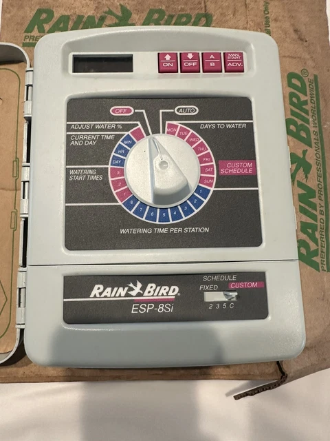 RAIN BIRD ESP-8SI esp8si Sprinkler Irrigation Controller 8 Zone Time ...