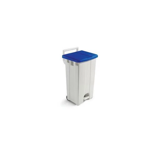 357003, PLASTIQUE PÉDALE Bin avec Couvercle 90 Litres Gris/Bleu EUR 412 ...