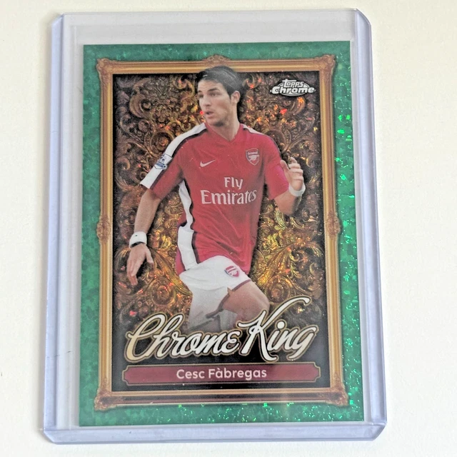 TOPPS PREMIER LEAGUE 2025/26 2026 Emerald PARALLEL Chrome King CK1 Cesc ...