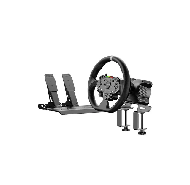 MOZA R3 SIM Racing Bundle: Wheel base, Wheel, Pedals, Desk clamp ...