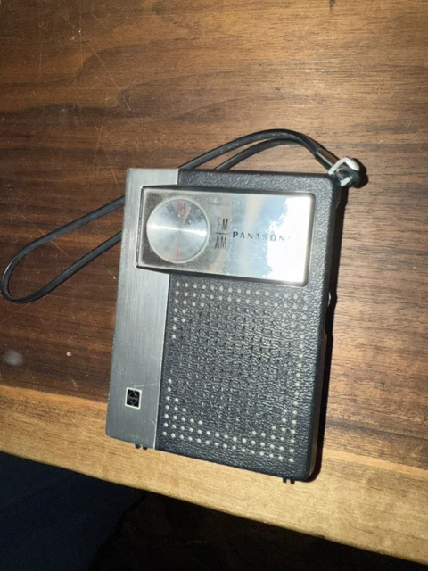 PANASONIC VERNIER DIAL RF-619 FM-AM Portable Transistor Radio Tested ...