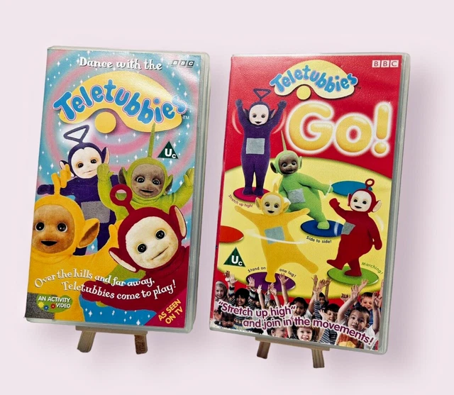 TELETUBBIES GO! AND Dance With The Teletubbies VHS Video 2 x Cassettes ...