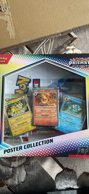 POKEMON SV8.5 SCARLET and Violet Prismatic Evolutions Poster Collection ...