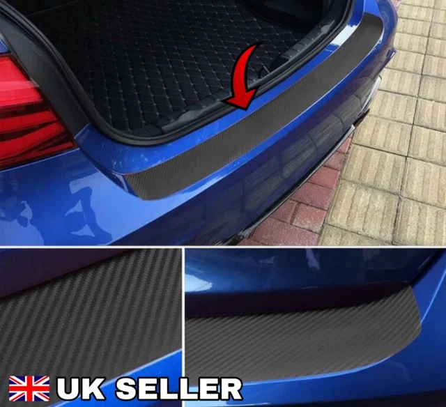 FOR MERCEDES C E CLASS REAR BOOT TRUNK BUMPER GUARD PROTECTOR CARBON ...