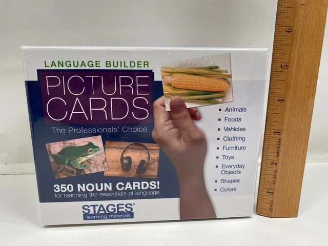 STAGES LEARNING MATERIALS Language Builder Flashcards, Noun, Autism ...