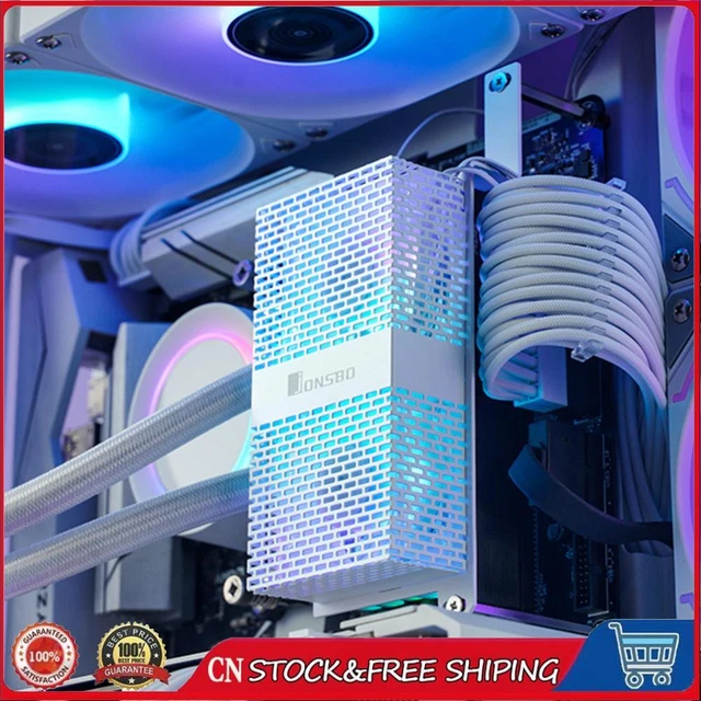 RAM COOLER WITH Dual 50mm Fan for DDR4 DDR5 Cooling (White With ARGB ...