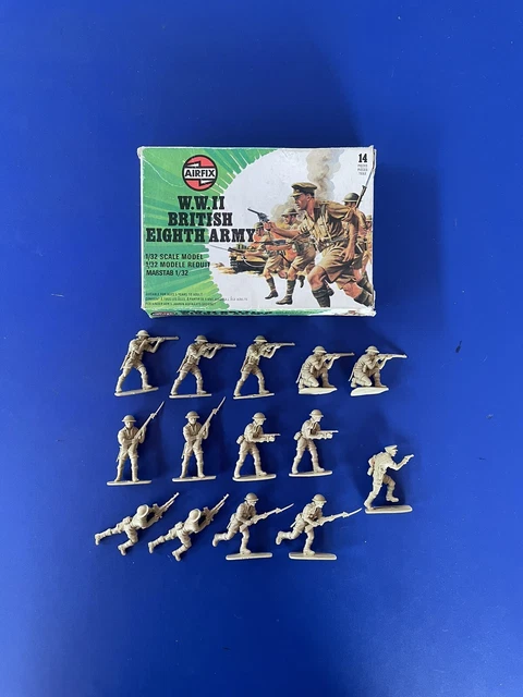 AIRFIX TOY SOLDIERS Boxed WW2 British Eighth Army 1/32 Scale £18.99 ...