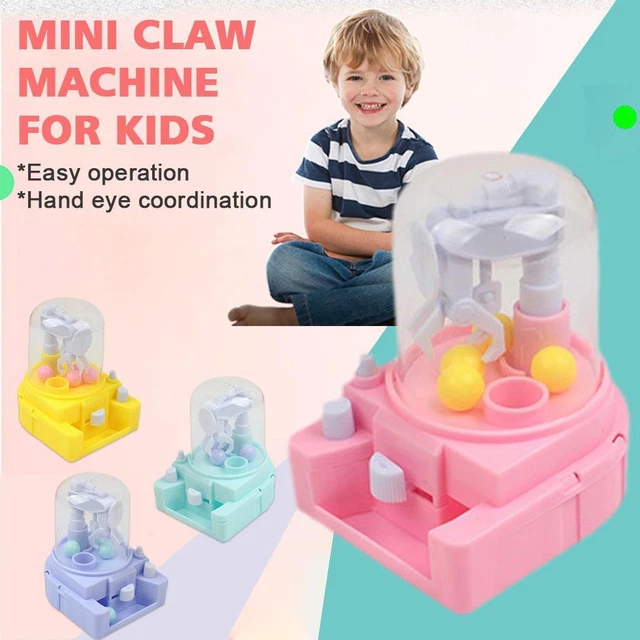MINI CLAW MACHINE Interactive Toy for Kids Desktop Balls Catcher 15 Pcs ...