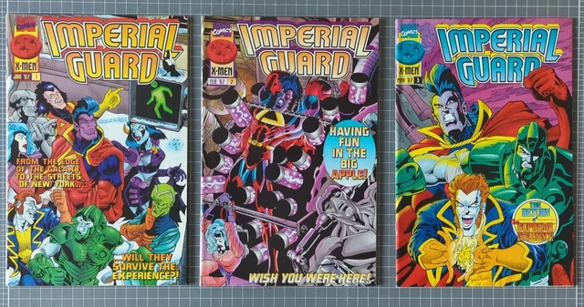 MARVEL IMPERIAL GUARD #1-3 With Black Widow, Gladiator & Hercules Full ...