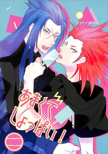 KINGDOM HEARTS DOUJINSHI Comic Book Isa x Lea Saix x Axel Sweet and ...