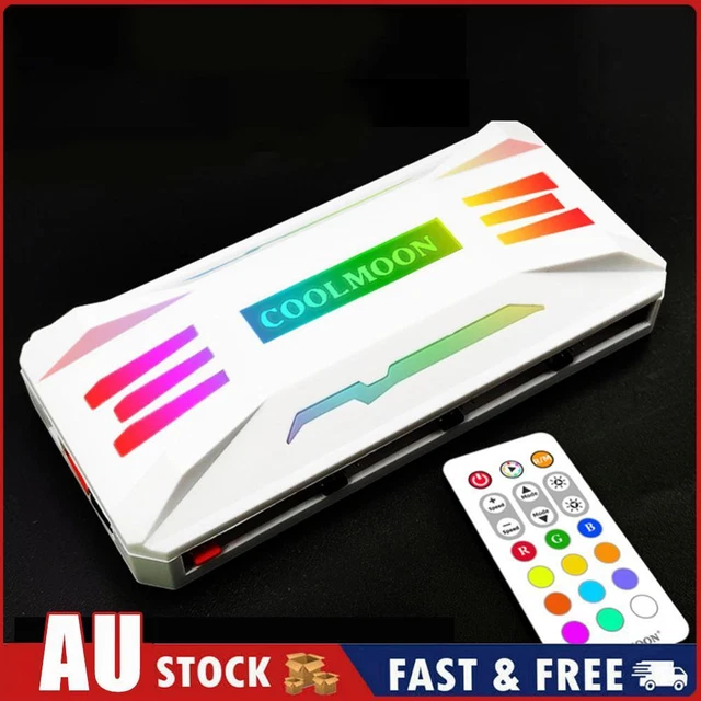 RGB CONTROLLER 4PIN PWM 5V 3Pin ARGB Fan Remote Control (White) AU $69. ...
